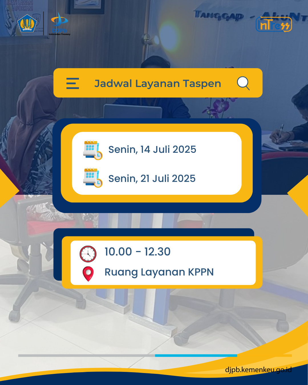Jadwal TASPEN Juli 2025