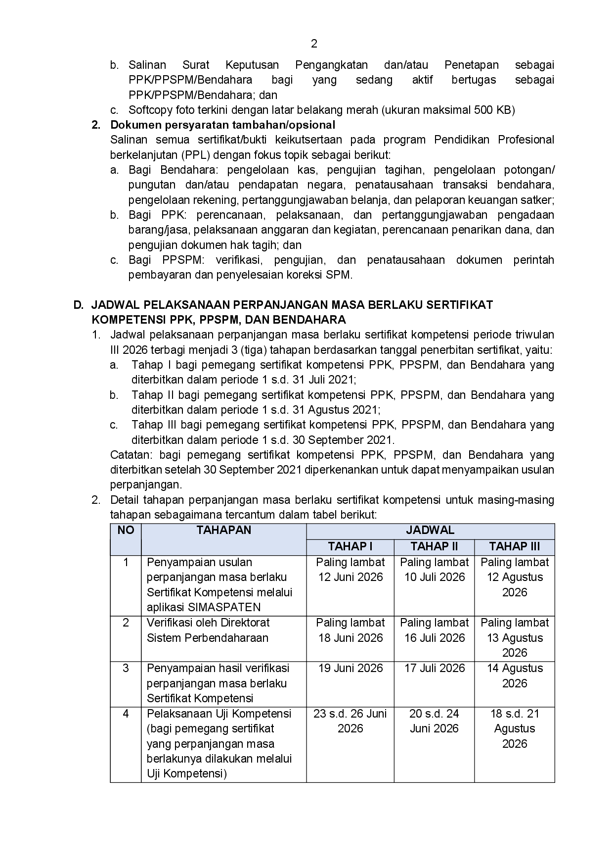 PENG-18/PB.7/2026 Tentang Perpanjangan Masa Berlaku Sertifikat ...