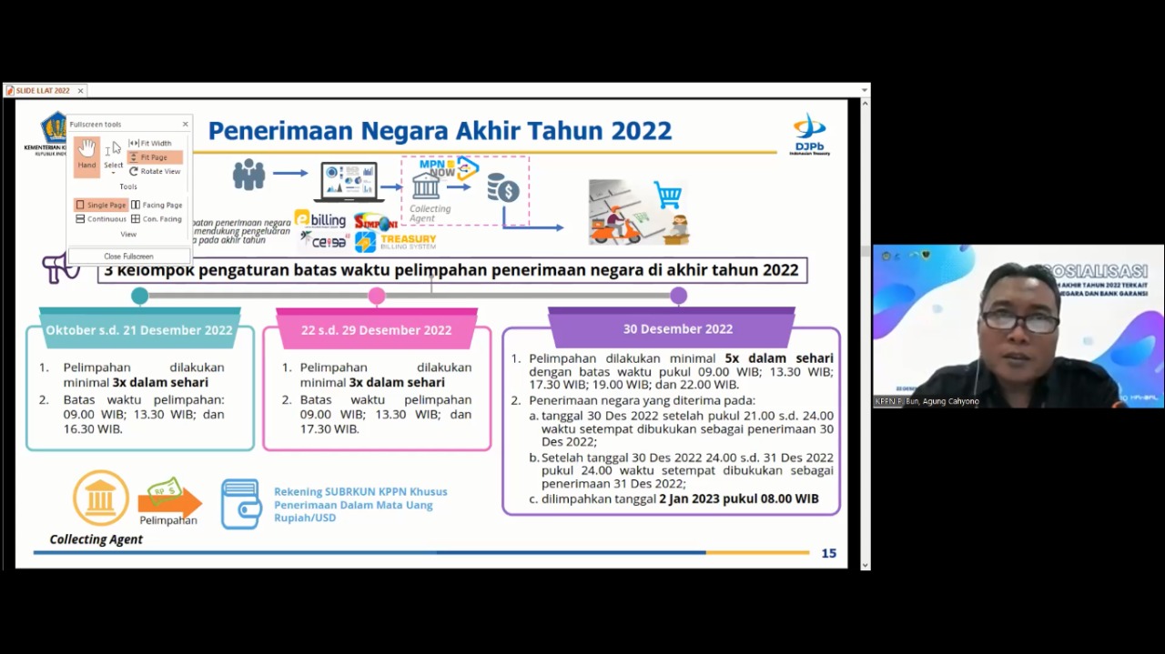 Sosialisasi LLAT 2022 : Menuju Pengelolaan Penerimaan Negara dan ...